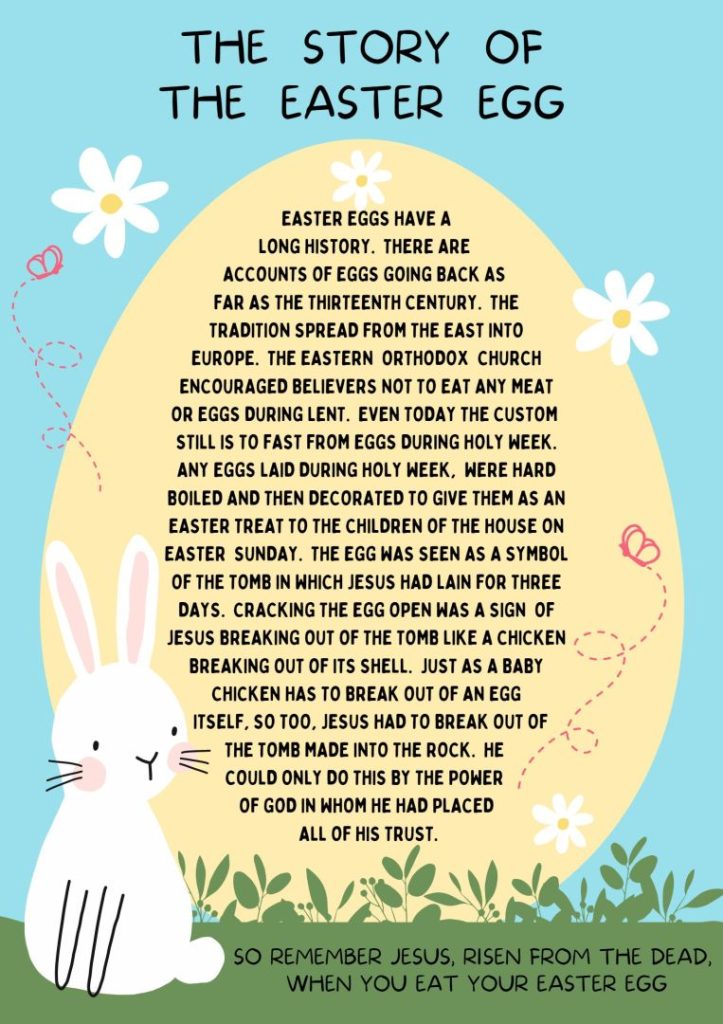 The Story of The Easter Egg - Greystones and Kilquade Pastoral Area