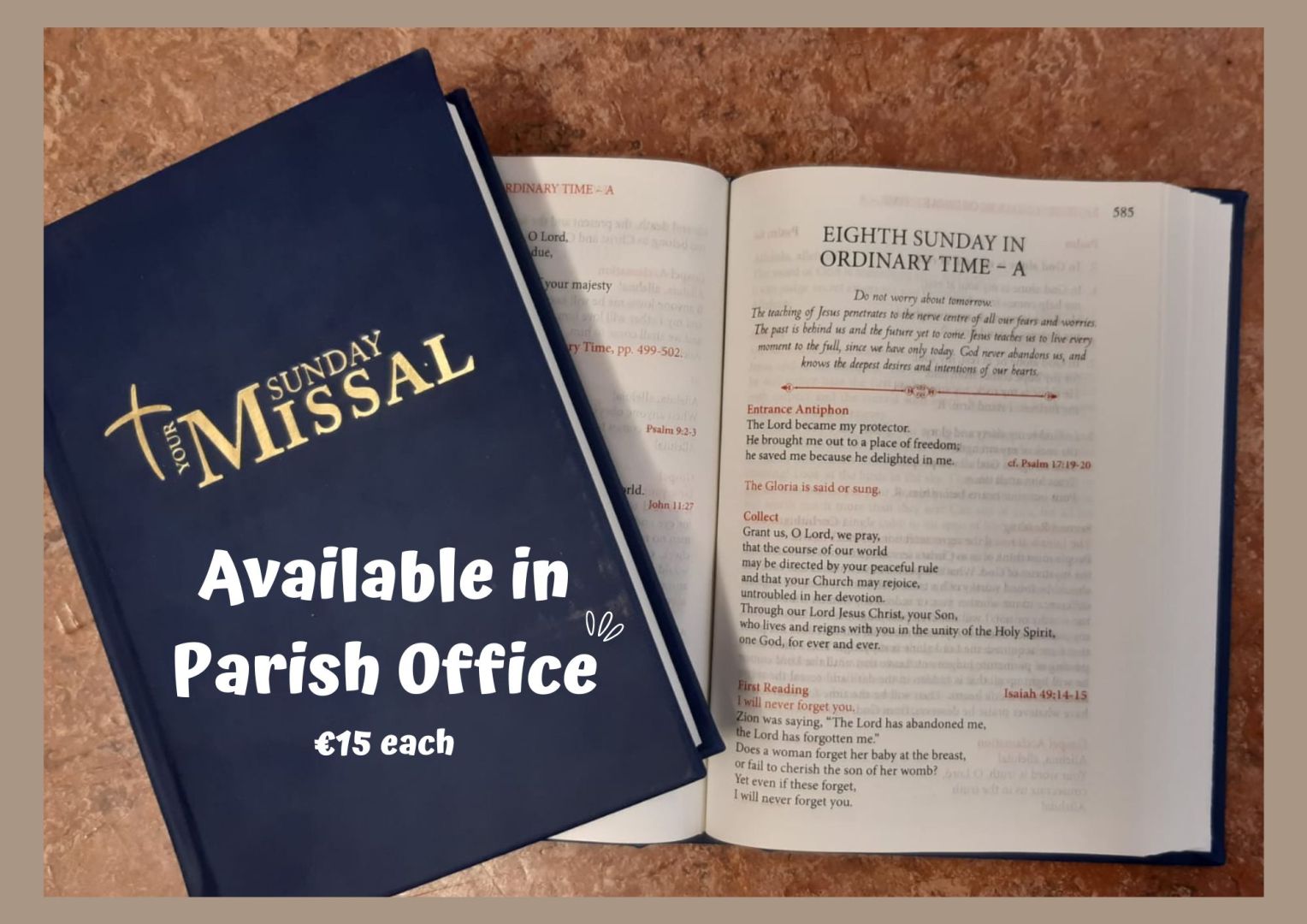 Sunday Missals - Greystones and Kilquade Pastoral Area