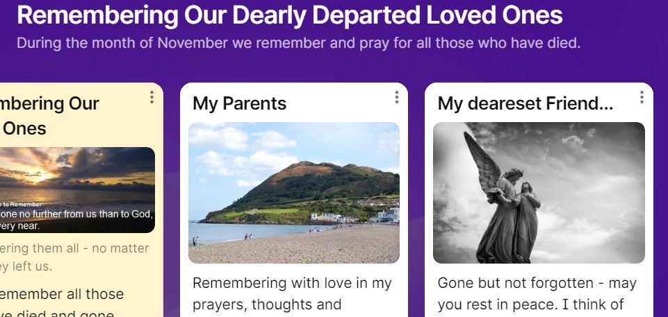 Remember Them in our Online Remembrance Book - Greystones and Kilquade ...