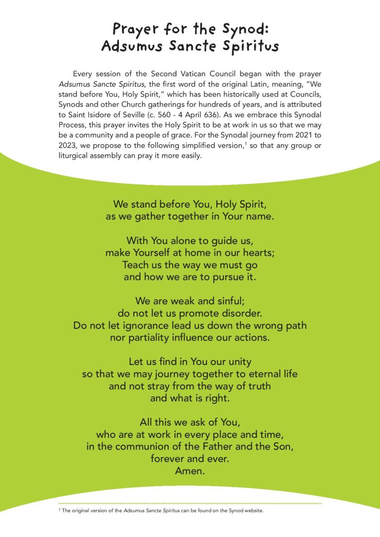 Synod in Rome 2023 - Greystones and Kilquade Pastoral Area