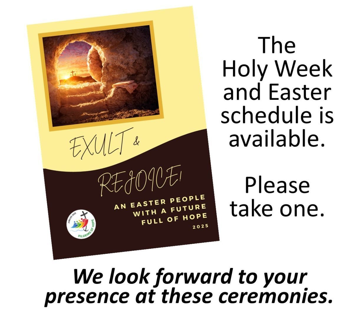 Greystones and Kilquade Pastoral Area - Holy Week & Easter Liturgies